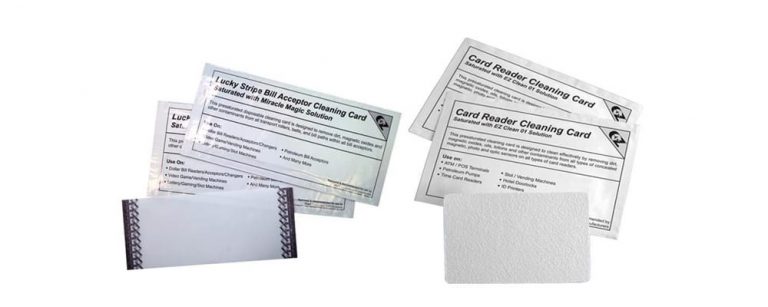 Cleaning Cards for Bill Acceptors and Credit Card Readers