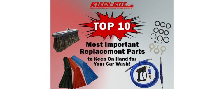 Kleen-Rite's Top 10 Most Important Replacement Parts